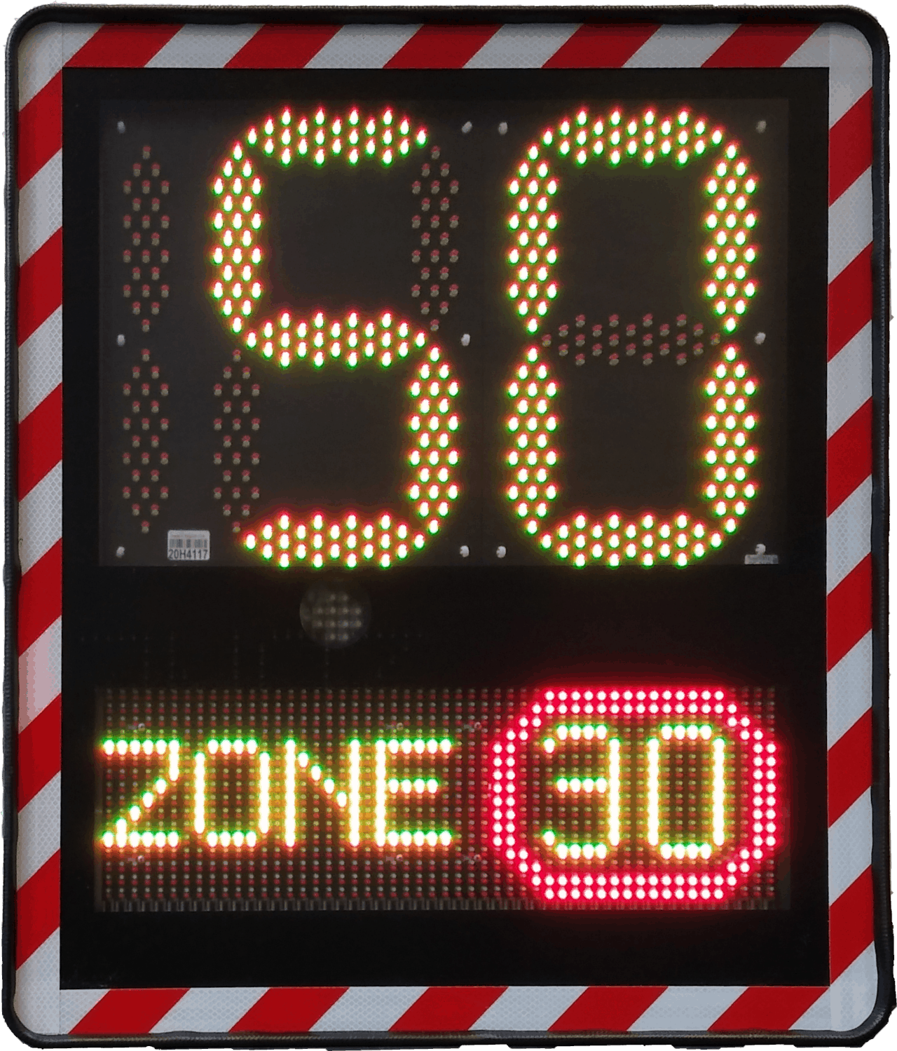 More color options for the I-SAFE 2 speed sign display - Icoms Detections